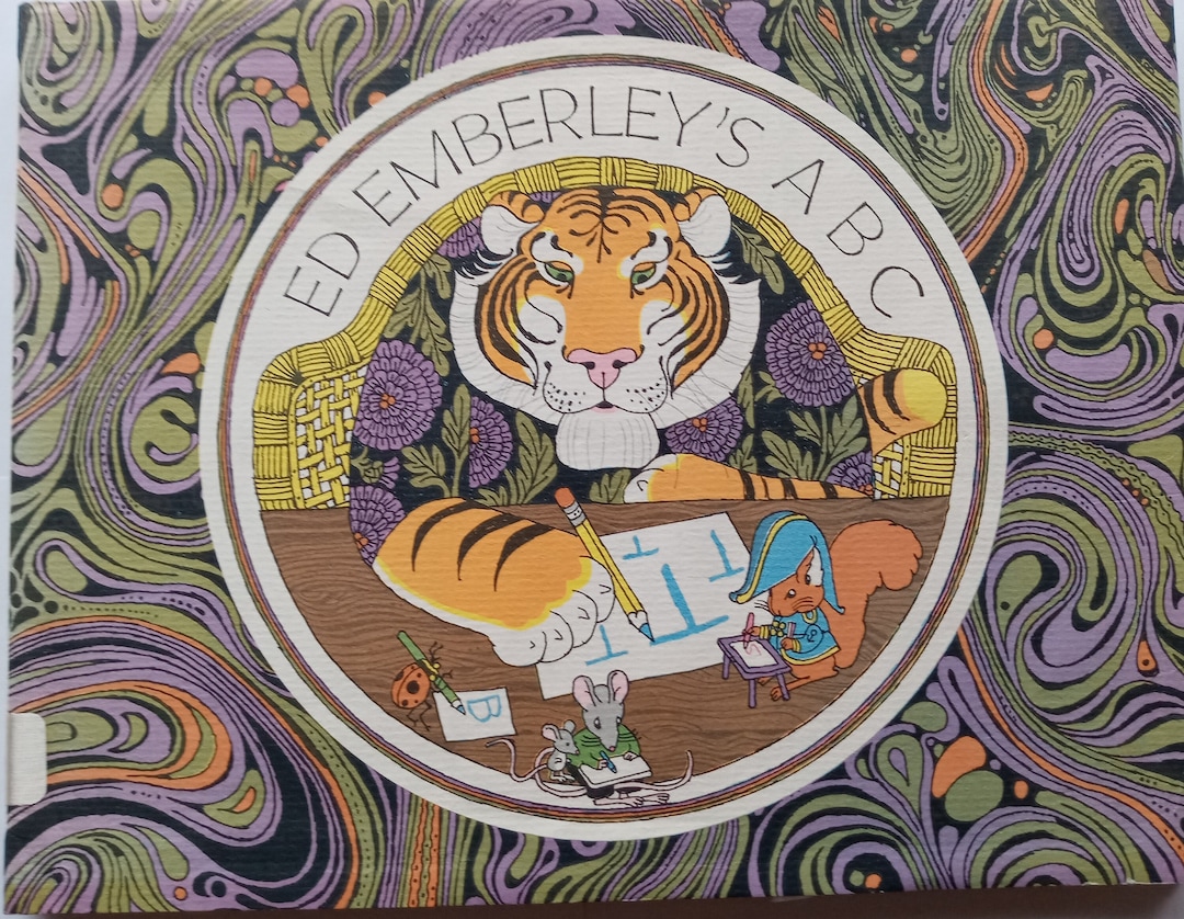1978 Ed Emberley's ABC Vintage Hardcover Children's Classic - Etsy