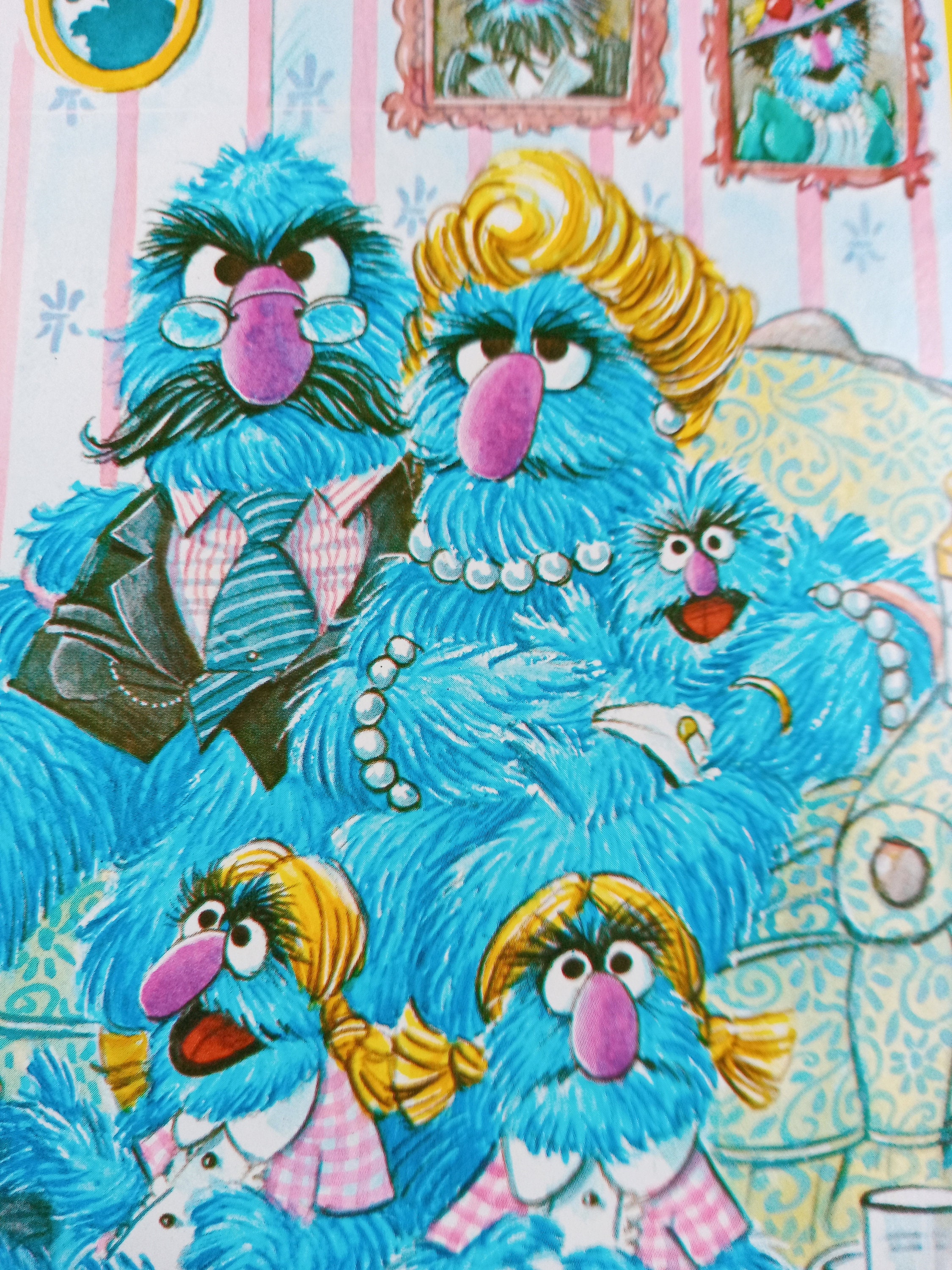 Sesame Street I Am A Monster 1976 Golden Sturdy Board Book - Etsy