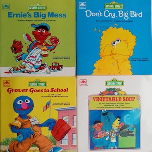 1980's Sesame Street Book SET - Etsy