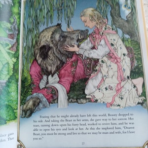 Jan Brett Beauty and the Beast - Etsy