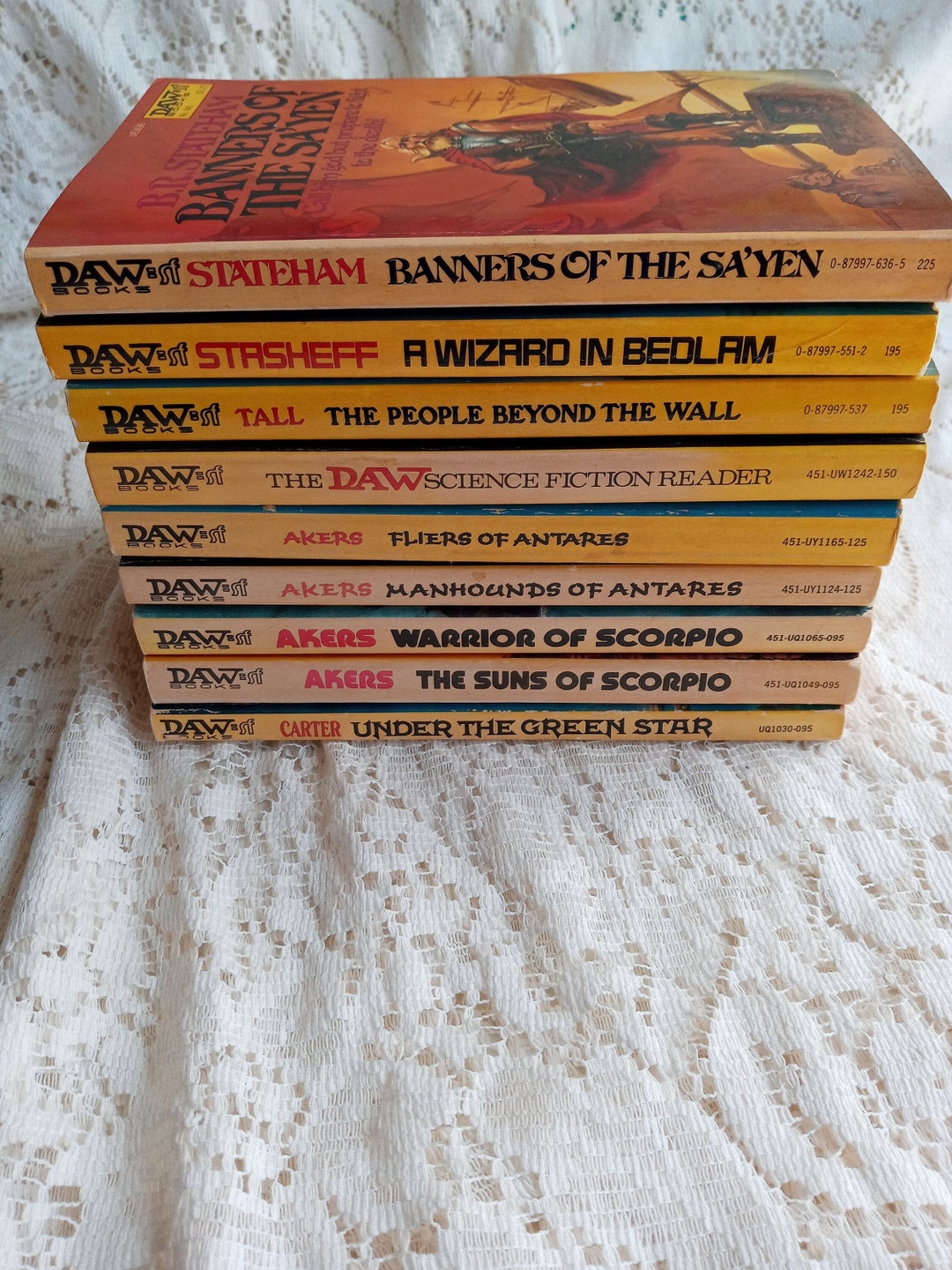 Vintage DAW Sci-fi 9 Book SET - Etsy