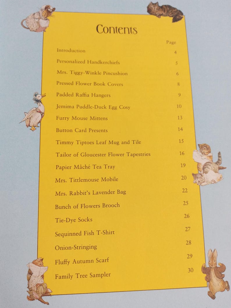 The Peter Rabbit Craft Book - Etsy