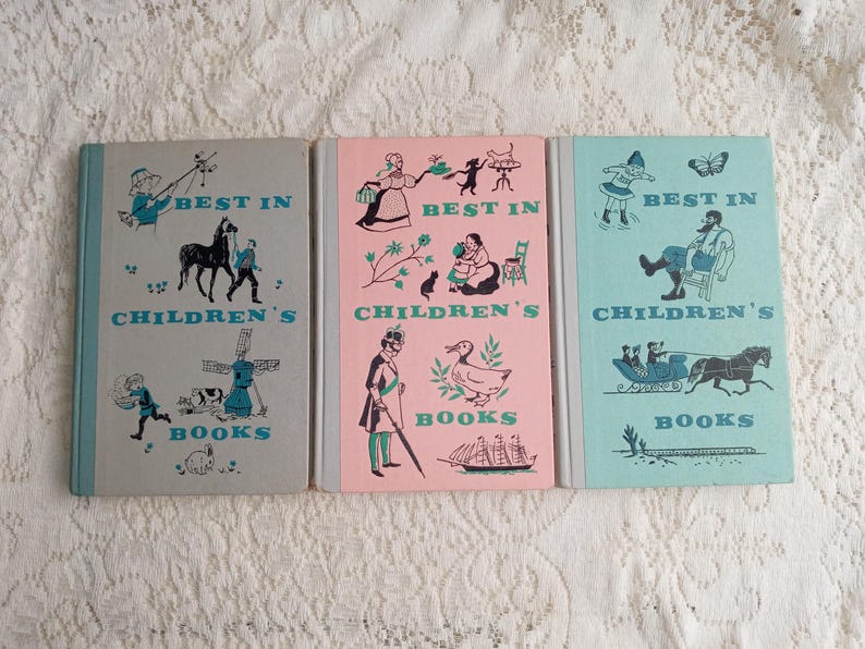 Vintage Children's Books Set: 1959-1960 Hardcover Collection - Etsy