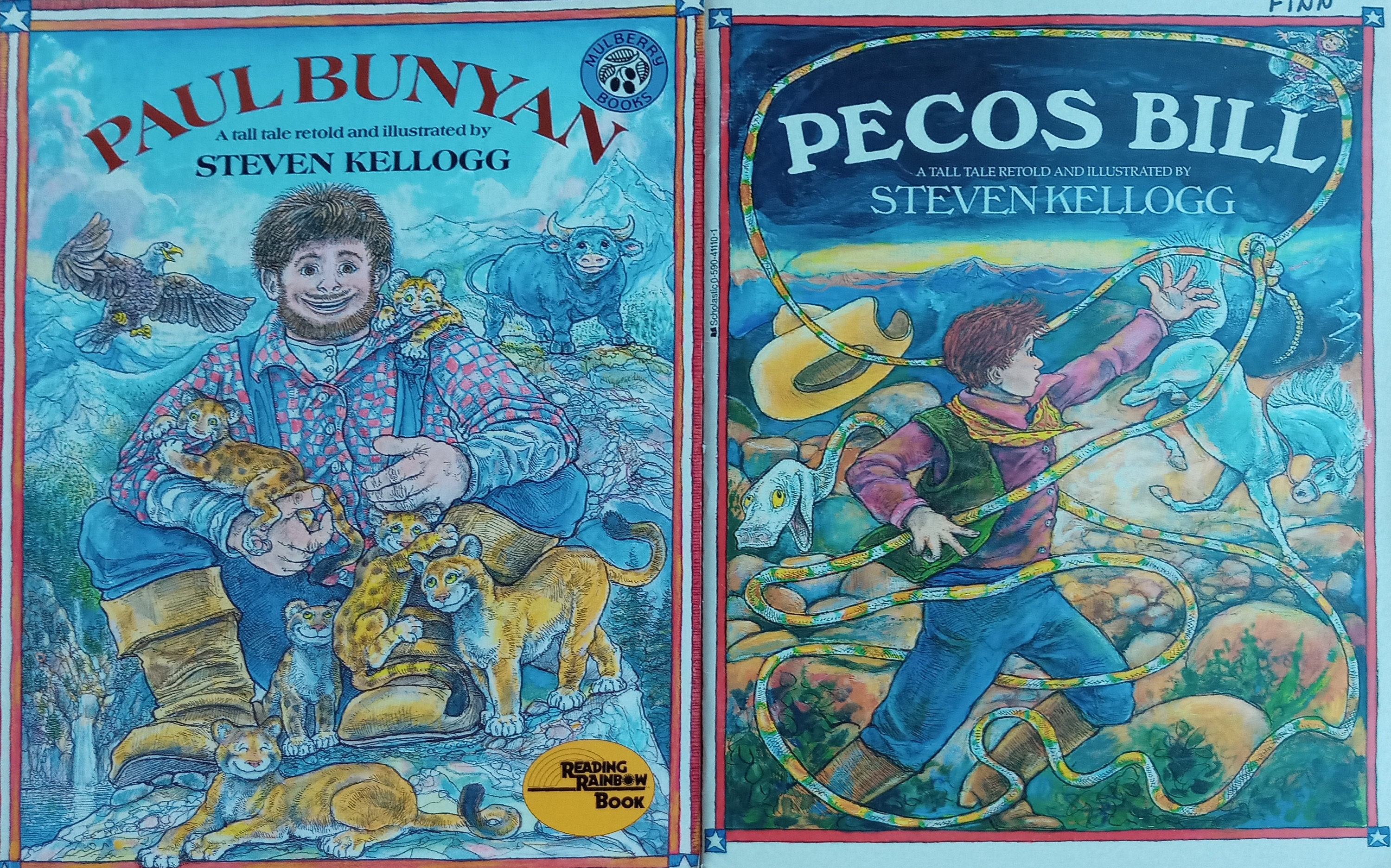 Paul Bunyan Pecos Bill SET - Etsy