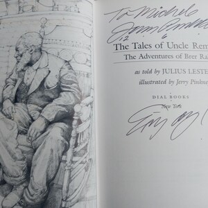 1987 the Tales of Uncle Remus *SIGNED by Illustrator * - Etsy