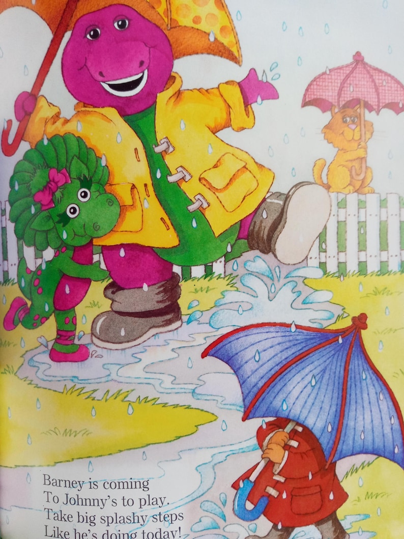 1993 Barney's Favorite Mother Goose Rhymes V2 - Etsy