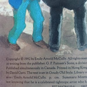 1992 Mirette on the High Wire - Etsy