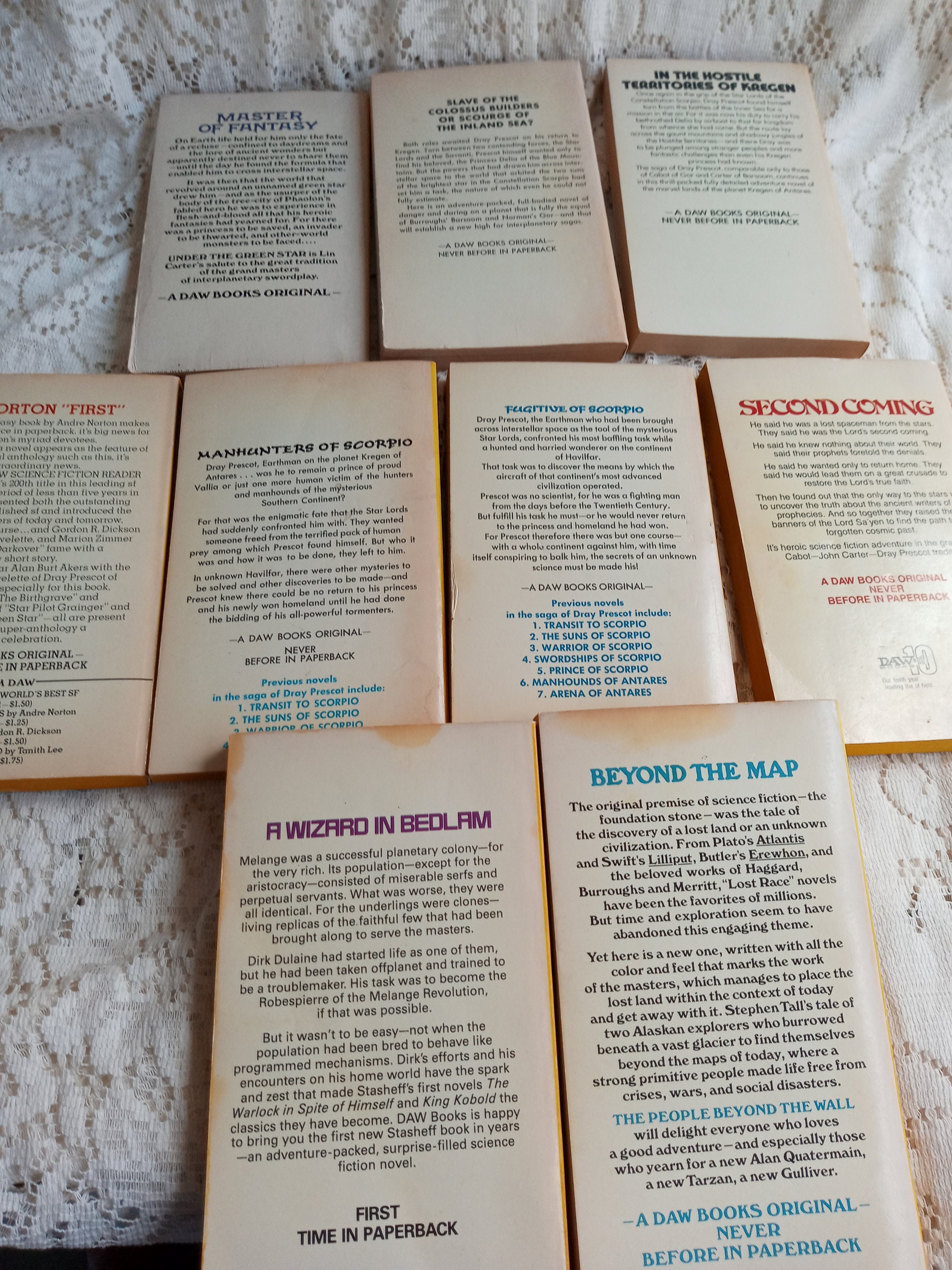 Vintage DAW Sci-fi 9 Book SET - Etsy