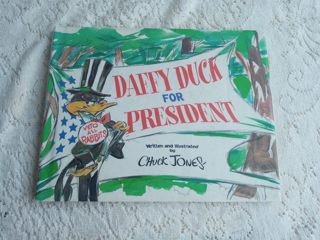 1997 Daffy Duck for President - Etsy