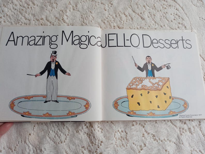 1977 Amazing Magical Jello Desserts - Etsy