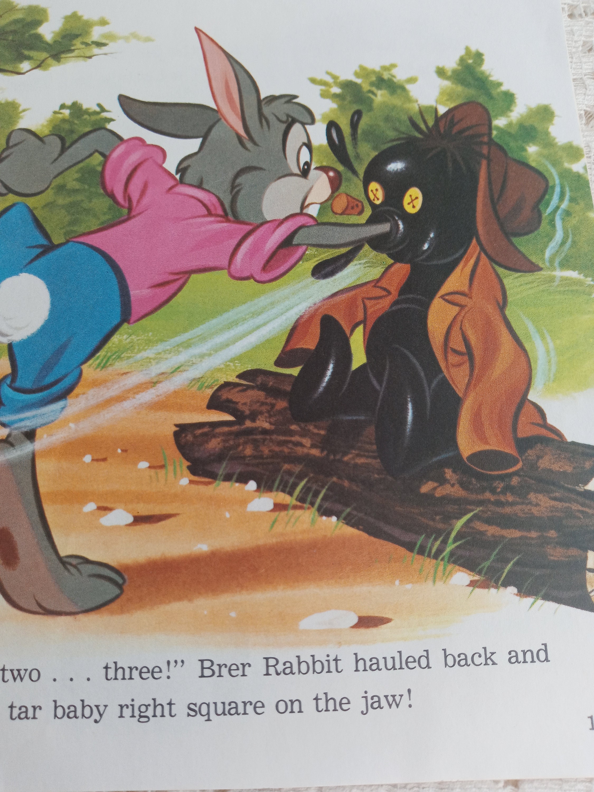 Brer Rabbit and the Tar Baby - Etsy