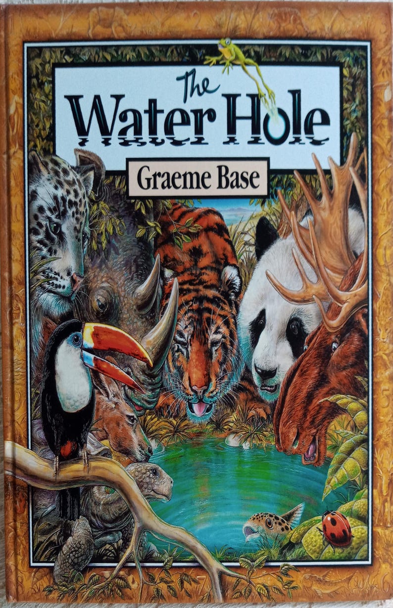 The Water Hole Graeme Base - Etsy