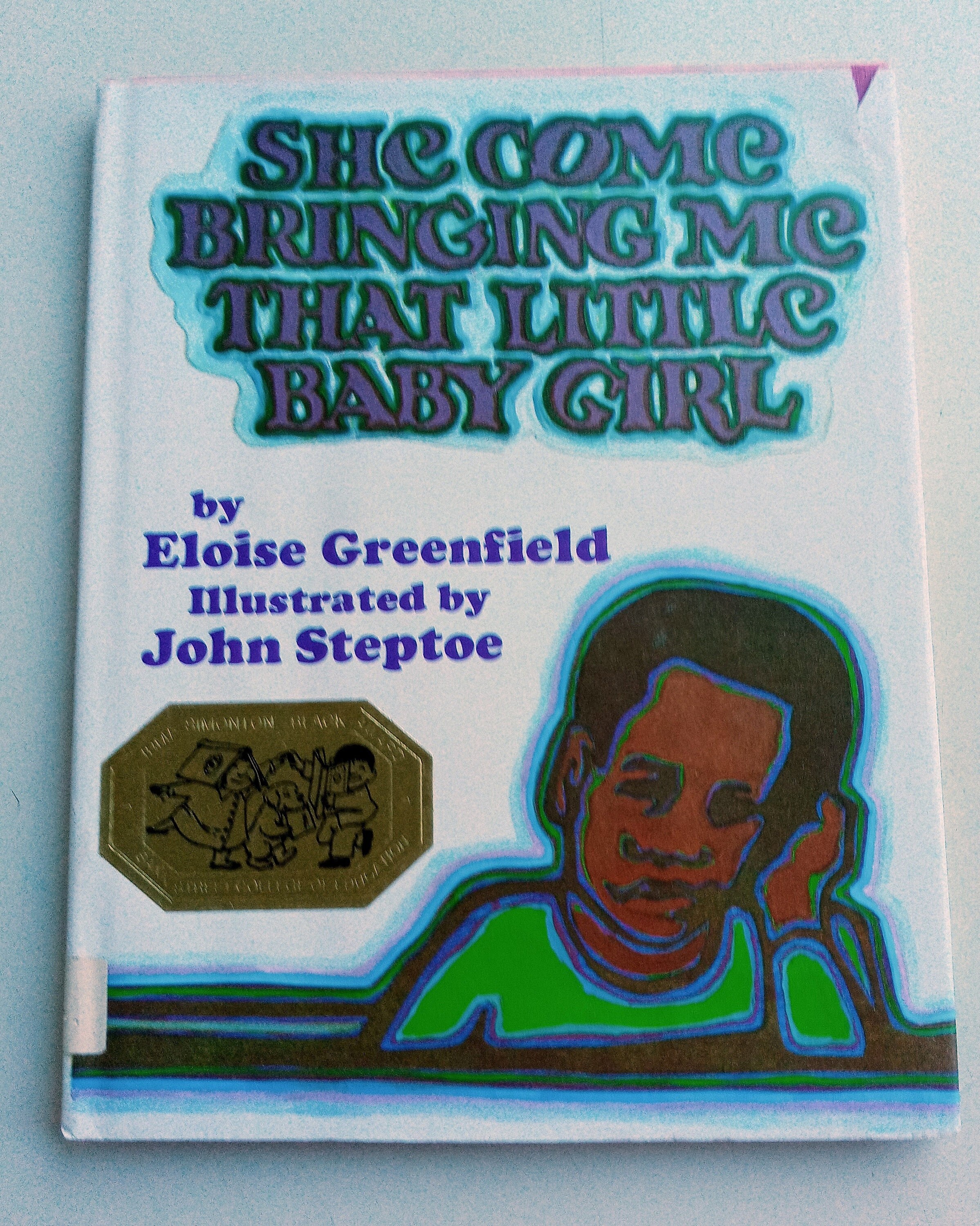 1974 She Come Bringing Me That Little Baby Girl Hardcover RARE by Eloise Greenfield Illustrated ...