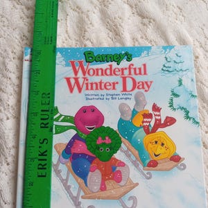 Barney's Wonderful Winter Day - Etsy