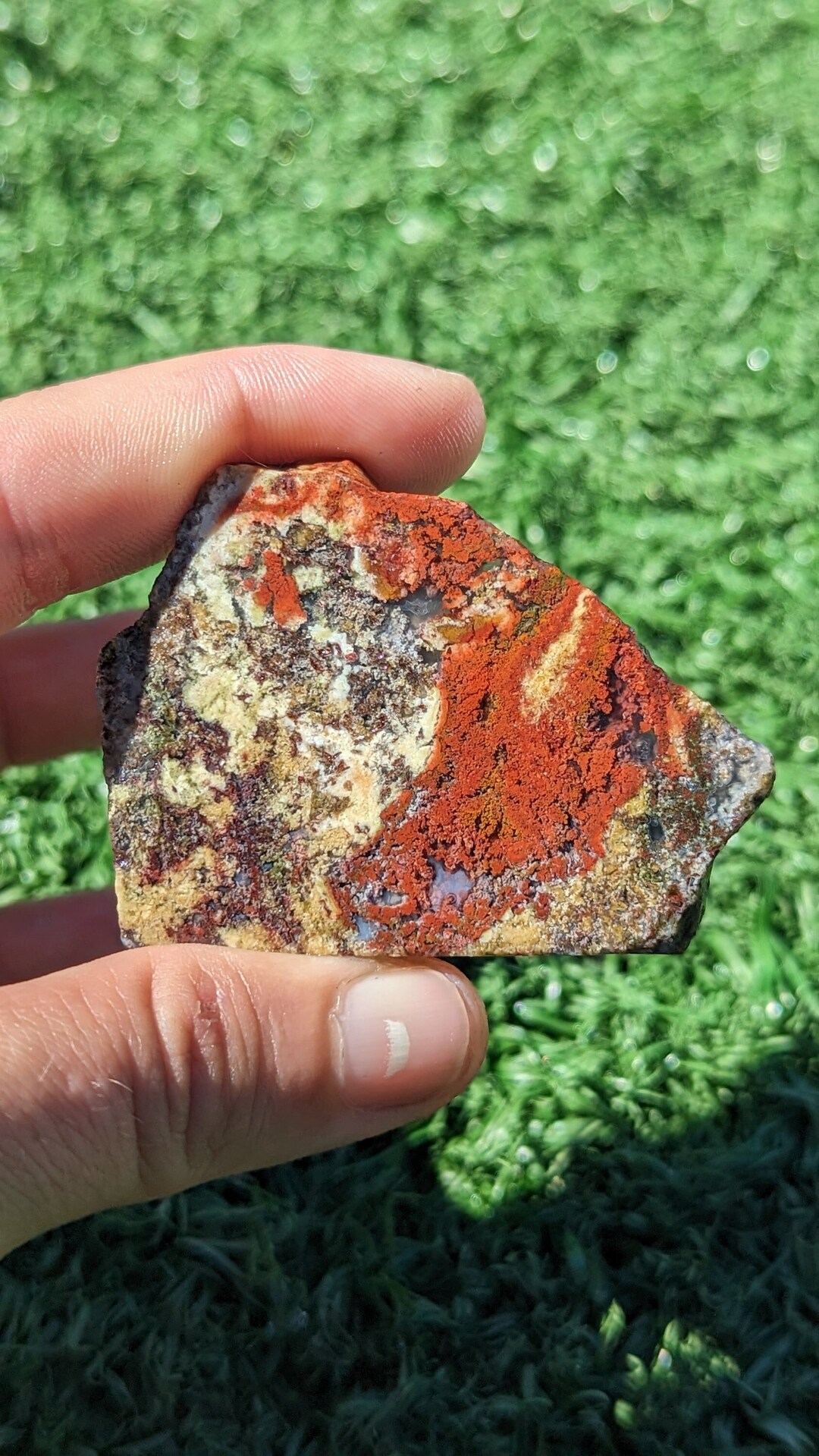 Red Moss Agate Slab. Indonesia Red Moss Agate Slab MRS 1.5 - Etsy