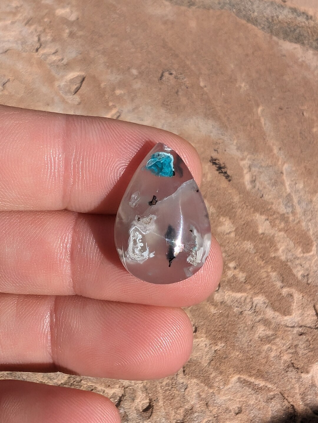 Chrysocolla and Native Copper NCC 1.1 Aka Confetti Chrysocola or Sugar ...