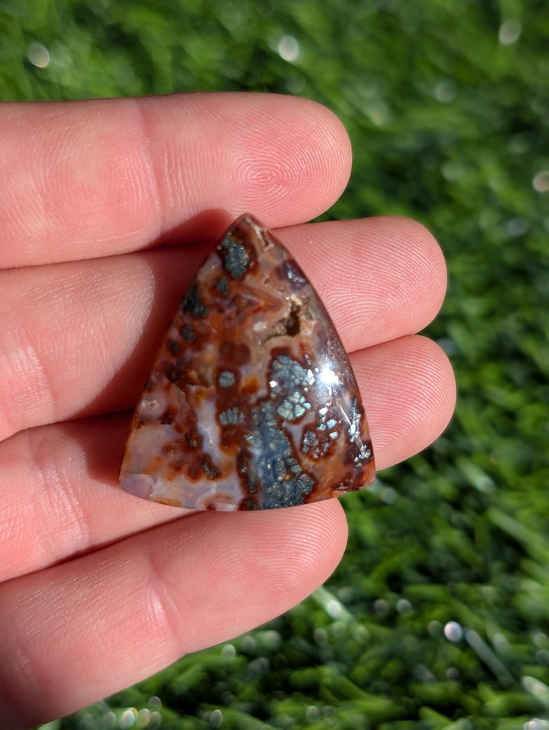 Red Marcasite Cabochon, Carnelian Marcasite and Pyrite Cabochons ...