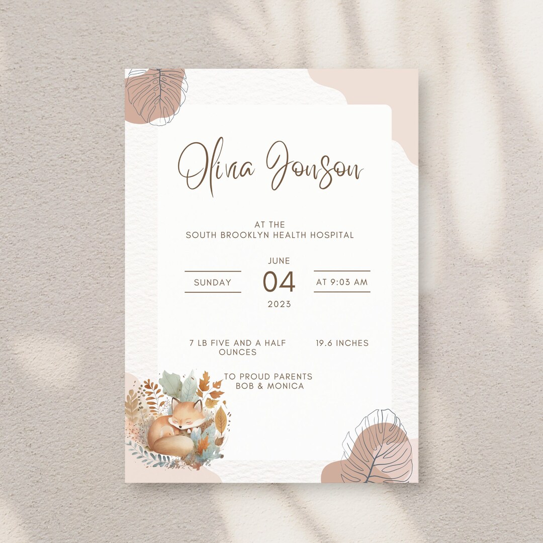 Birth Stats Sign, Personalized Girl Birth Gifts, Birth Stats Print ...