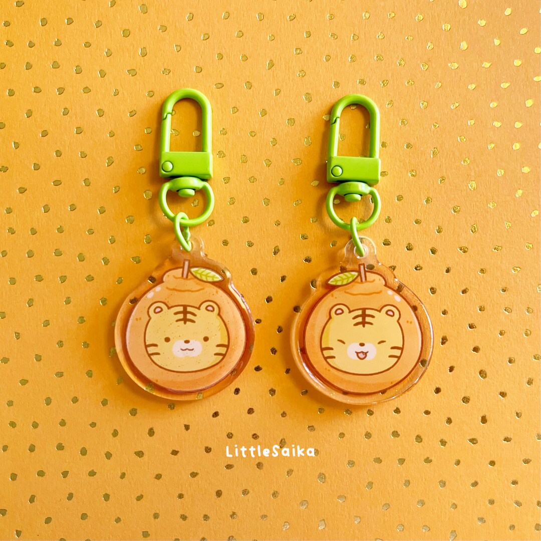 Dekopon Tiger Keychain Kawaii Cute Original Design Character Tora ...