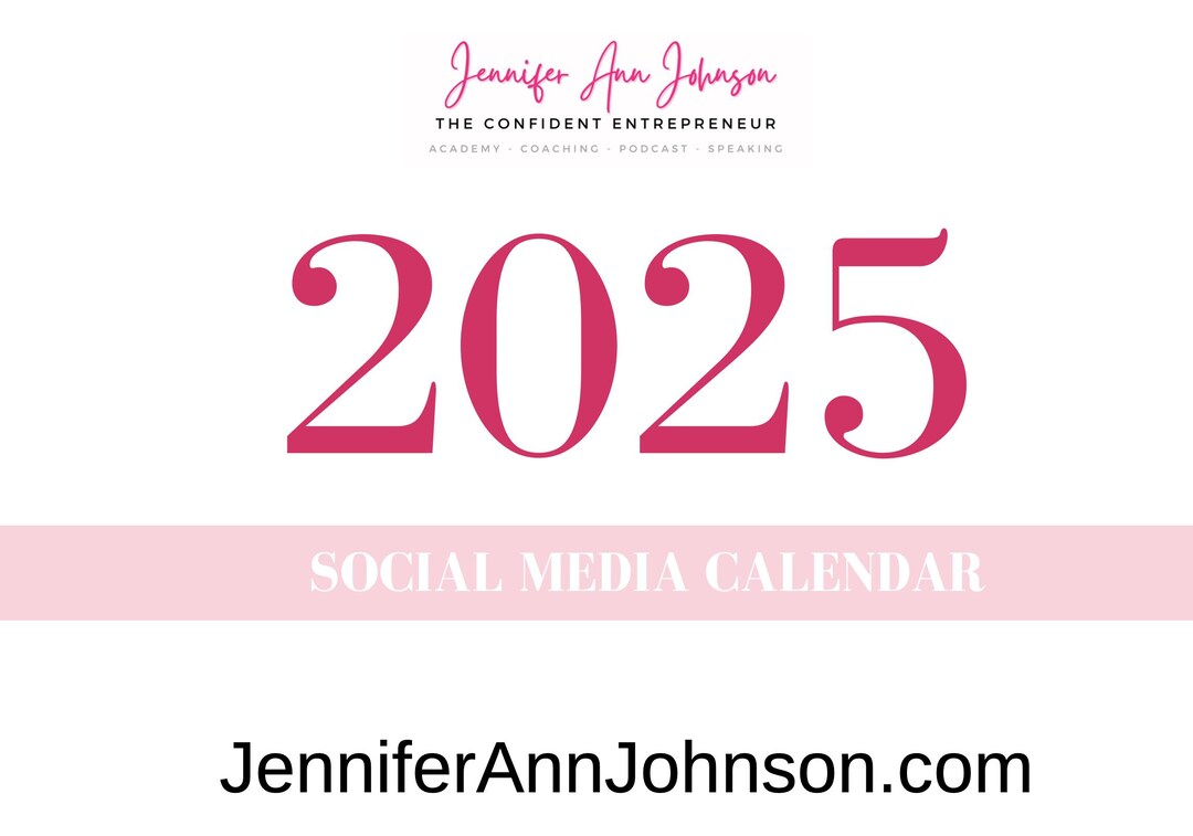 The Ultimate 2025 Complete Social Media Calendar - A Complete Year of ...