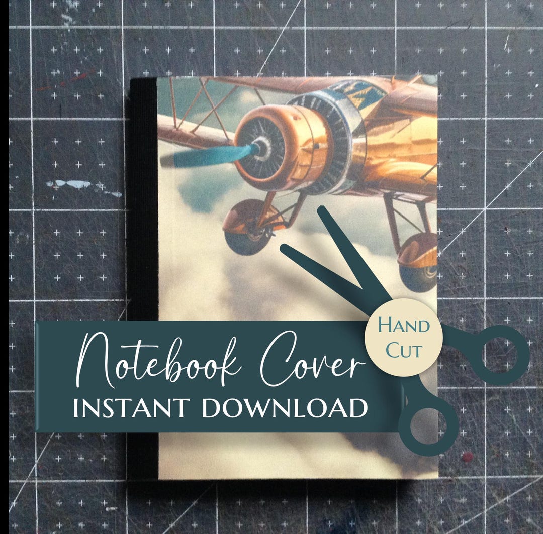 Printable Mini Notebook Cover PDF | Hand Cut Template for 3.25" X 4.25 ...