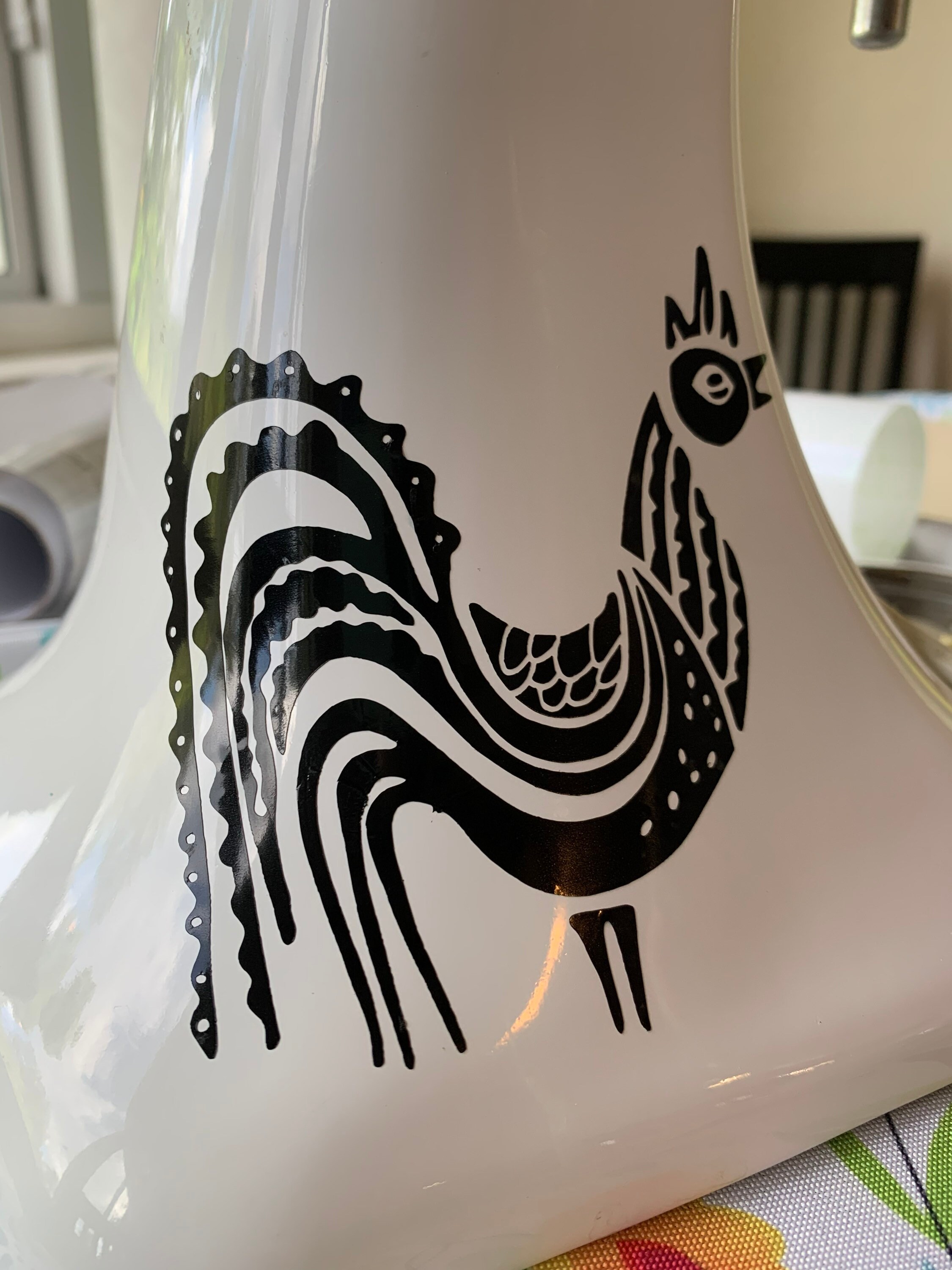 Butterprint Rooster SVG Cut File for Stand Mixer or Kitchenware, Fabric ...