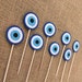 Evil Eye Cupcake Toppers Evil Eye Party Mediterranean Party Greek Party ...