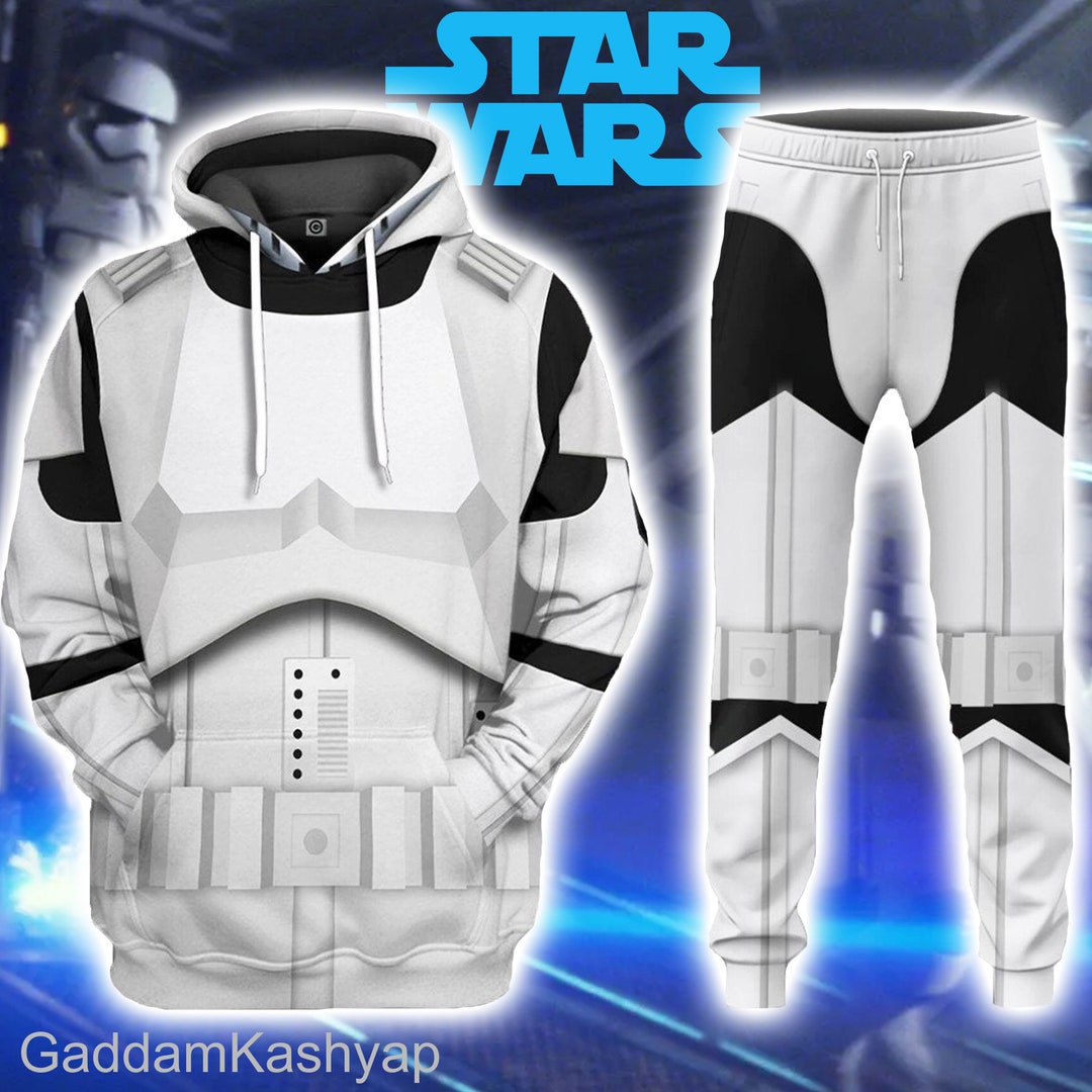 Starwars Stormtrooper Halloween Costumes Hoodie Stormtrooper Etsy