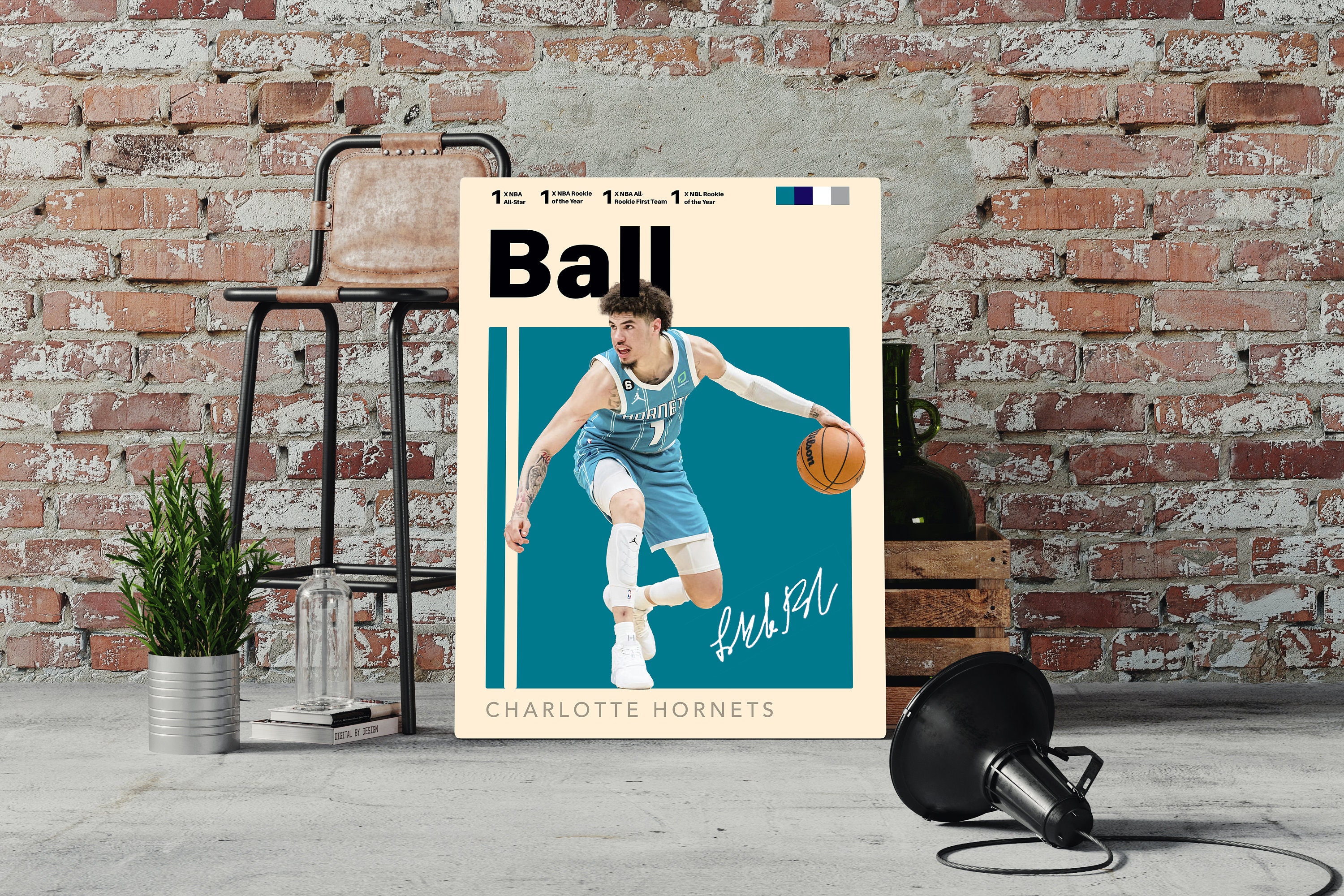 Lamelo Ball Poster Basketball Print Sports Wall Décor NBA - Etsy