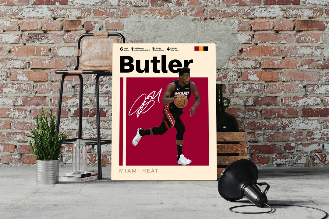 Jimmy Butler Poster Basketball Print Sports Wall Décor NBA - Etsy UK