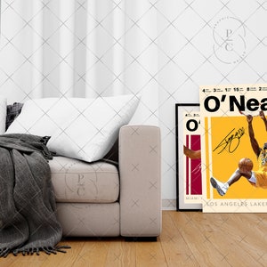 Shaquille O'neal Poster, Basketball Print, Sports, Wall Décor, NBA ...