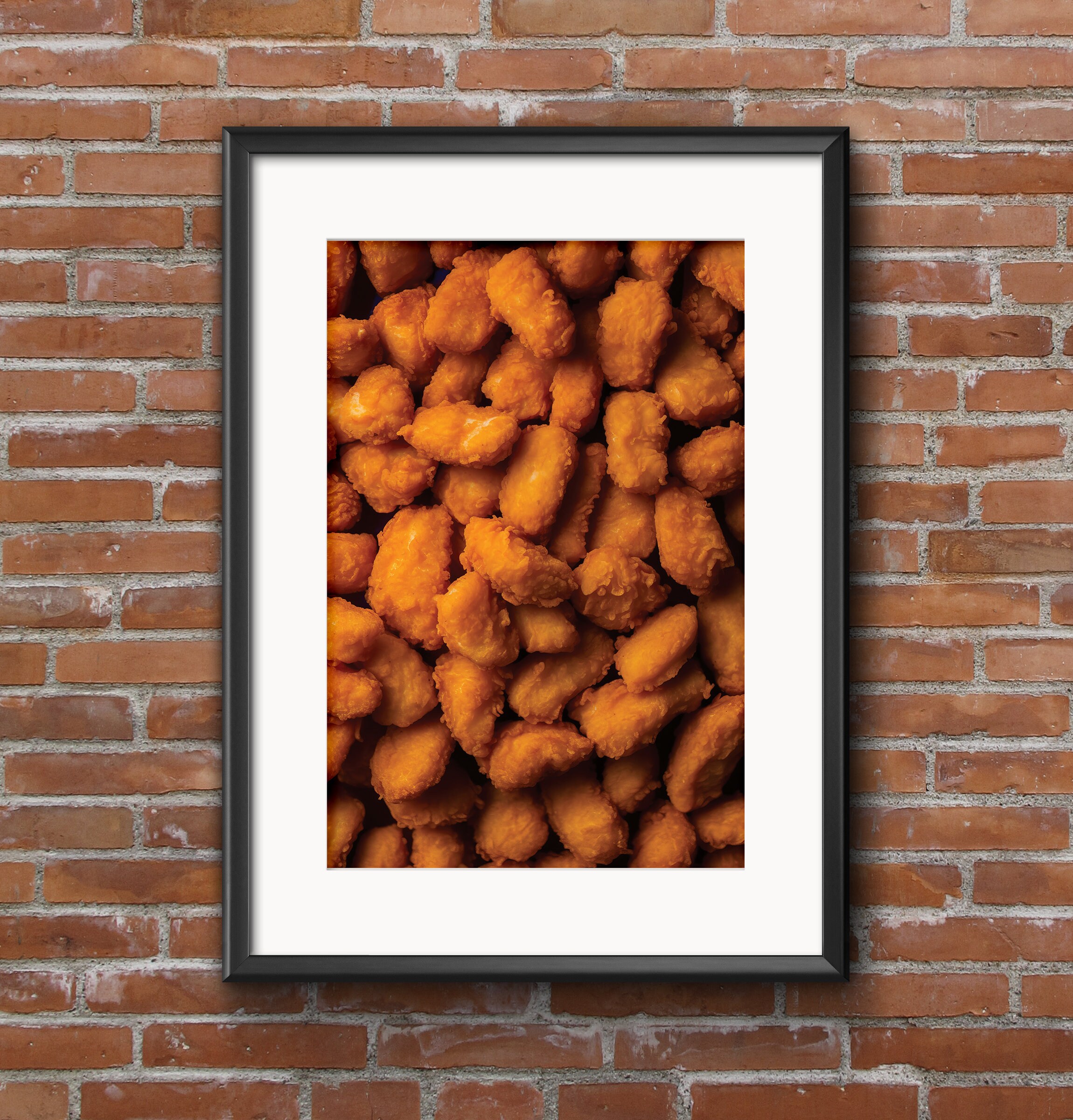 Chicken Nugget Print | Digital Printable Artwork | Food | Lunch ...