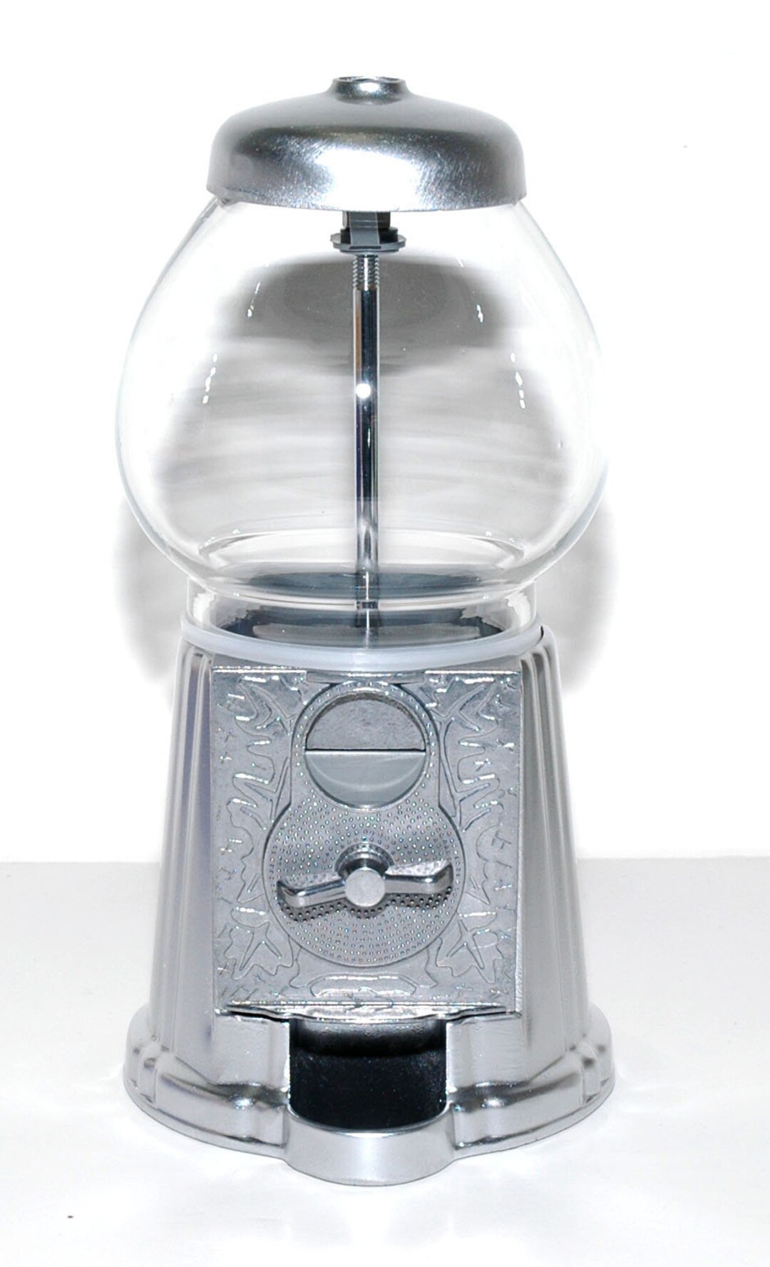 Silver 11 Tall Metal and Glass Candy Gumball Machine - Etsy