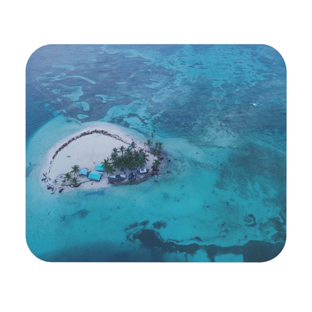 Tropical Paradise Mouse Pad, Island Lover Gift, Island Vibe Gift - Etsy