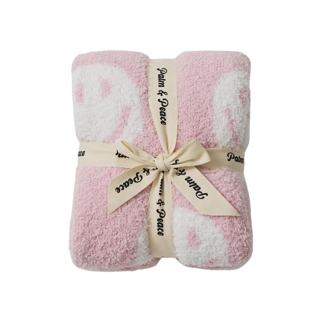 Smiley Face Blanket Baby Blanket Unbelievably Soft Reversible ...
