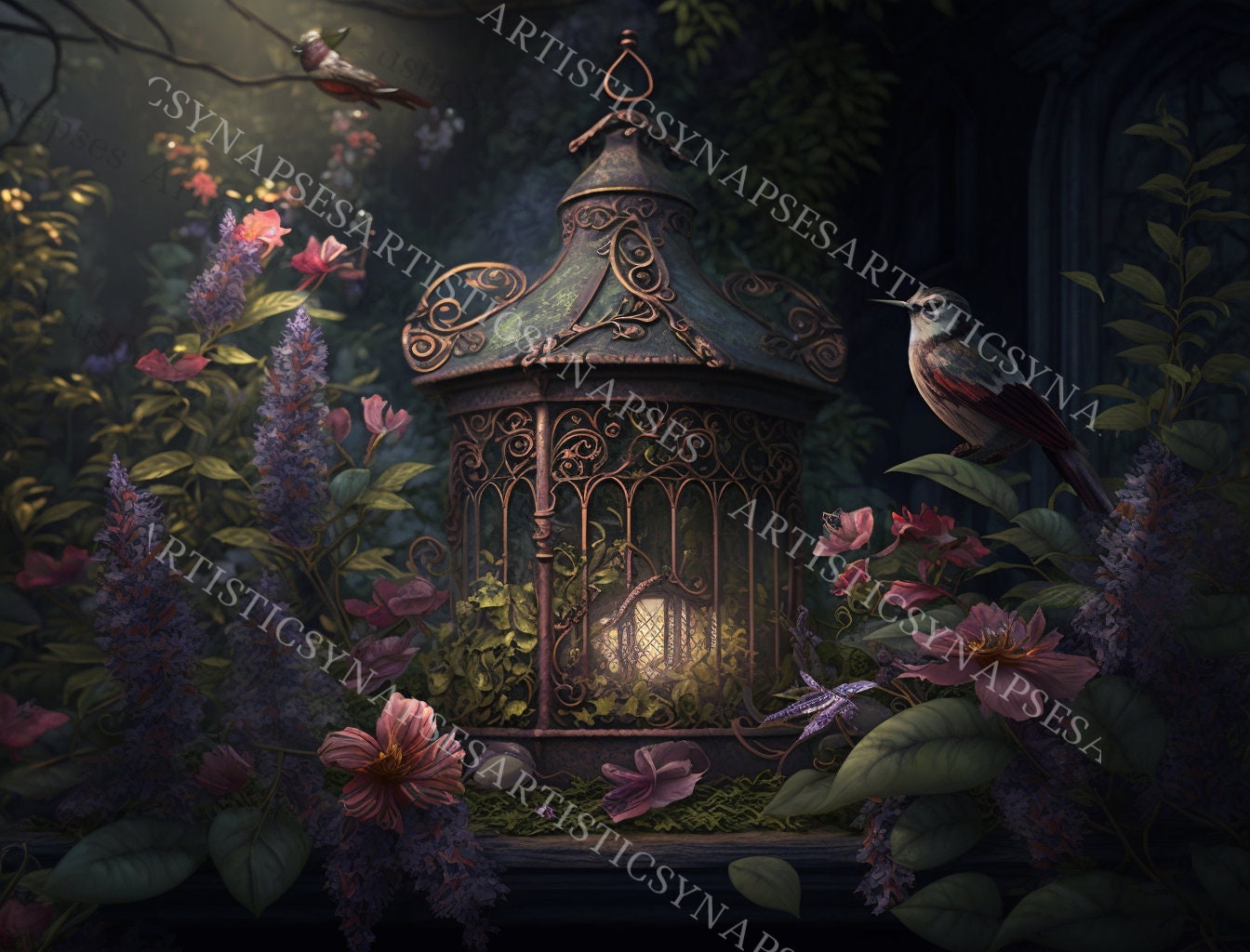 Enchanted Forest Digital Print - Etsy