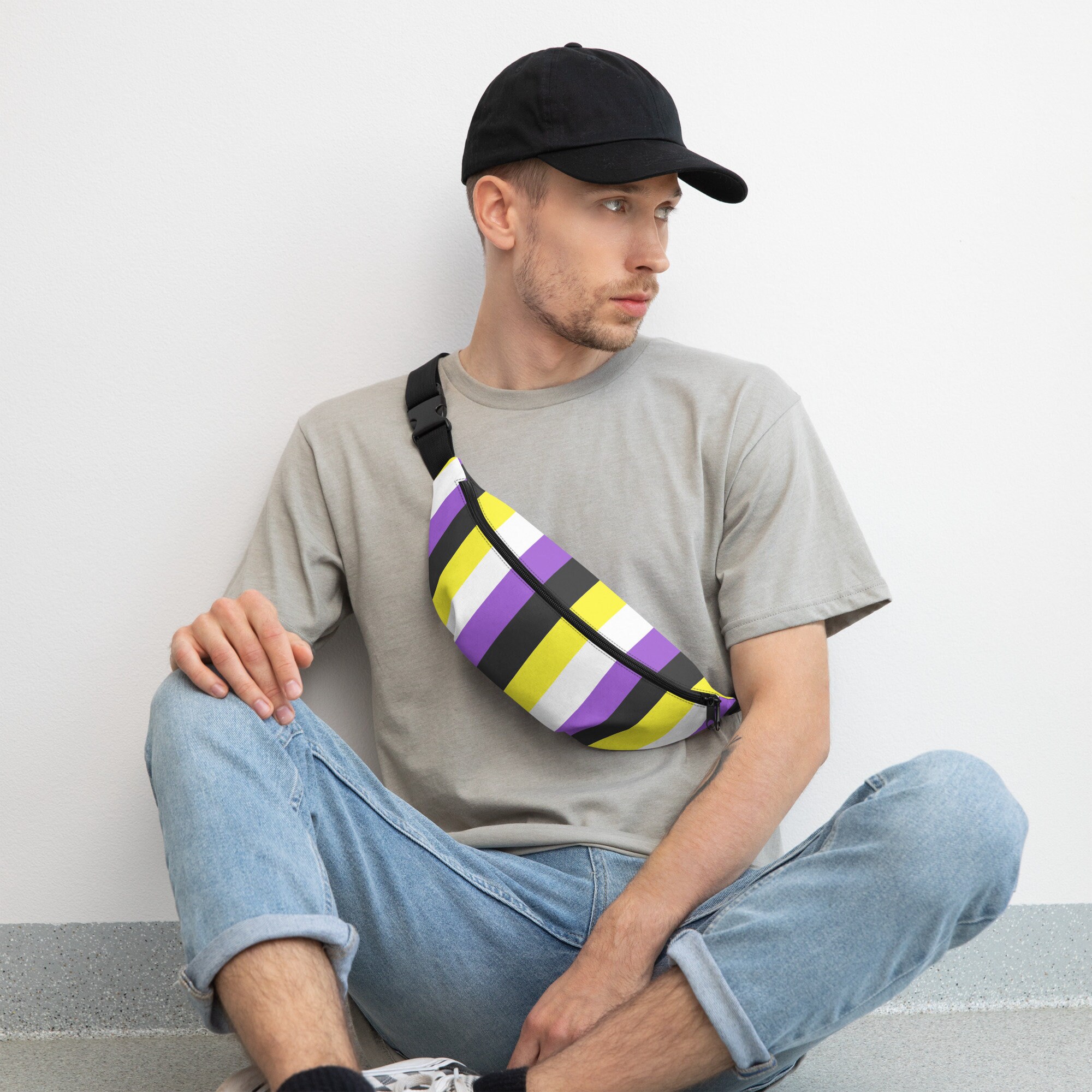 Nonbinary Pride Flag Fanny Pack - Etsy