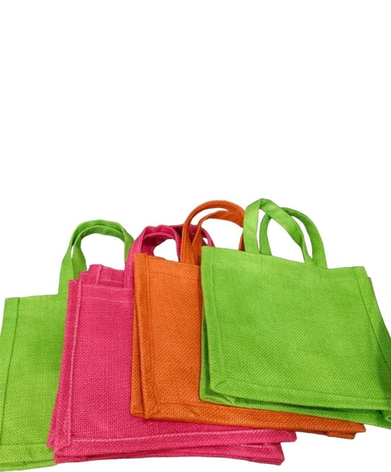 Eco Friendly Reusable Hand Made Jute Bag - Sustainable Tote Bag ...