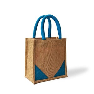 Eco Friendly Reusable Hand Made Medium Jute Tote Bag - Sustainable Bag ...