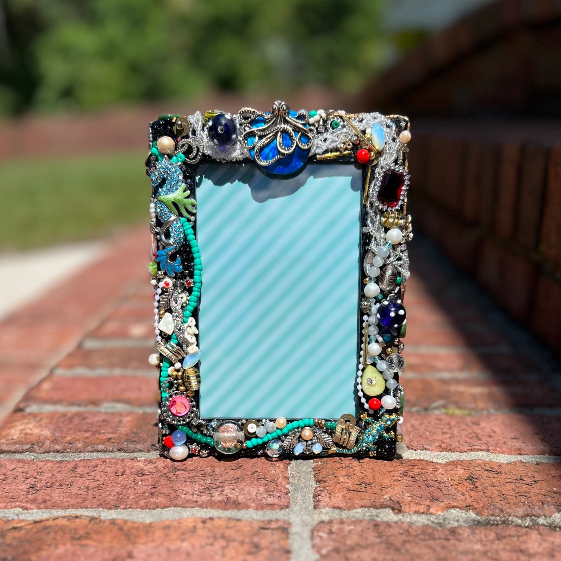 Jeweled Picture Frame Jeweled Frame Women Birthday Gift Fancy Decor ...