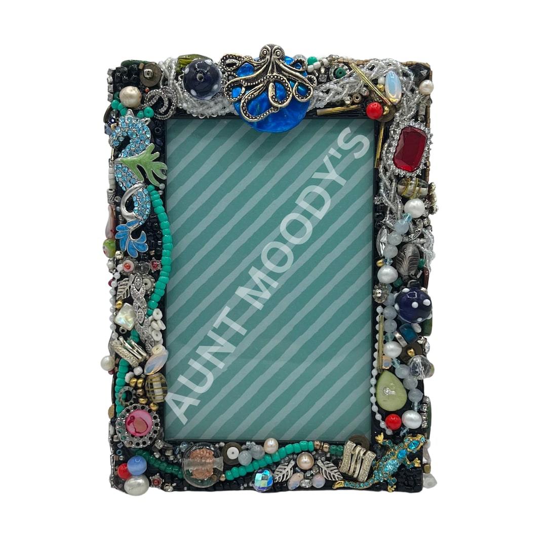 Jeweled Picture Frame Jeweled Frame Women Birthday Gift Fancy Decor ...
