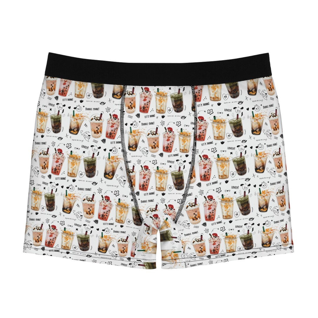 Boba Delight / Bubble Tea Delight Men's Boxer Briefs - Etsy