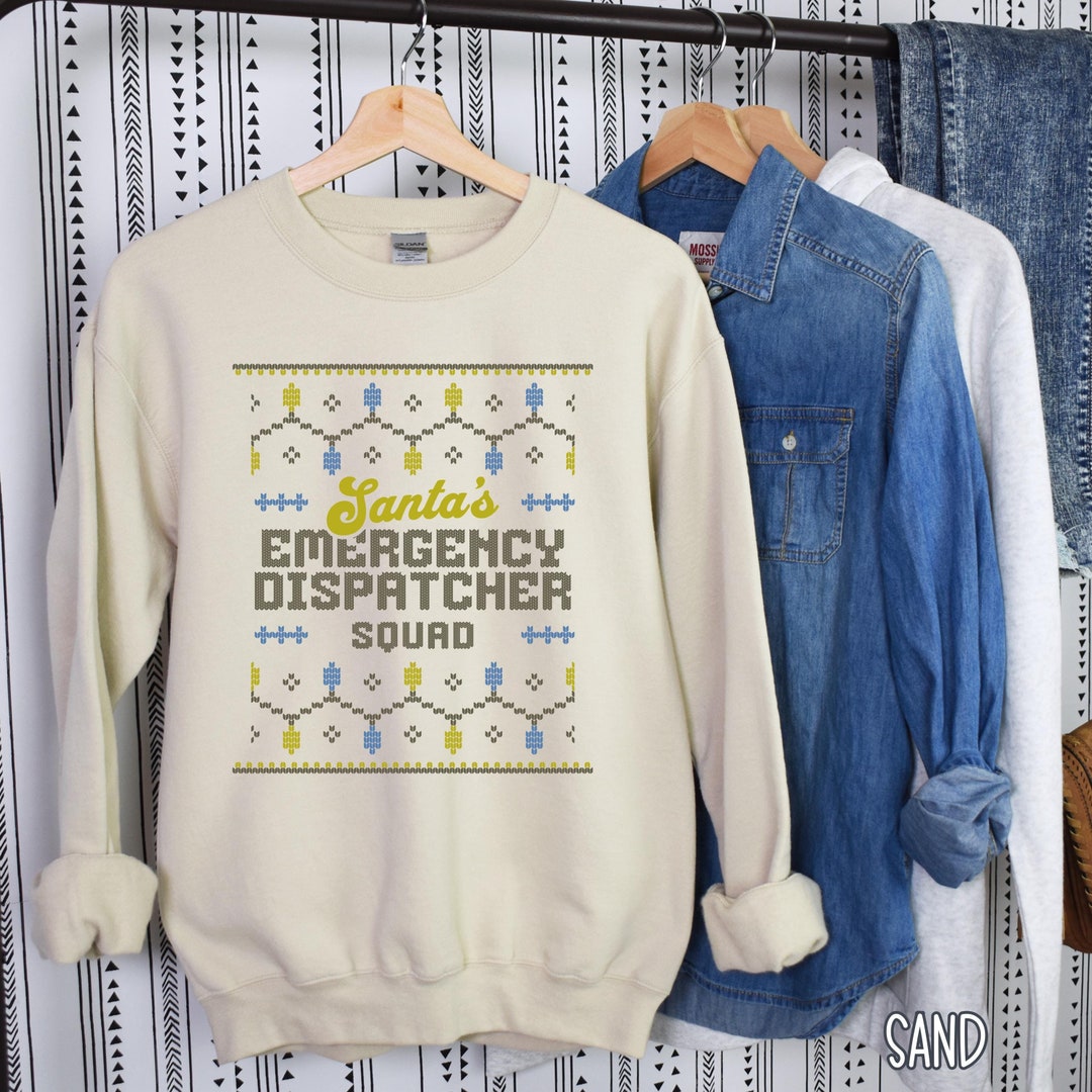 Emergency Dispatcher Squad Sweater, Funny Christmas Sweater for ...
