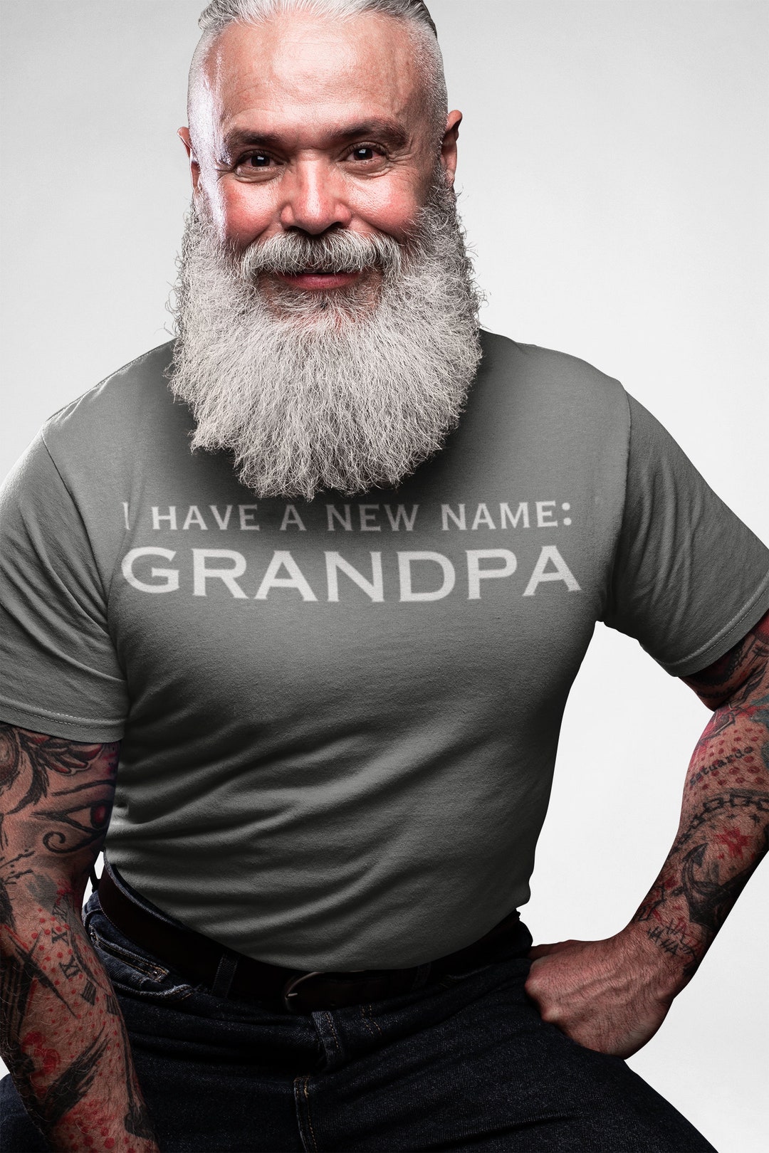 T-shirt for New Grandpa Announcement New Grandpa Gift Tshirt - Etsy