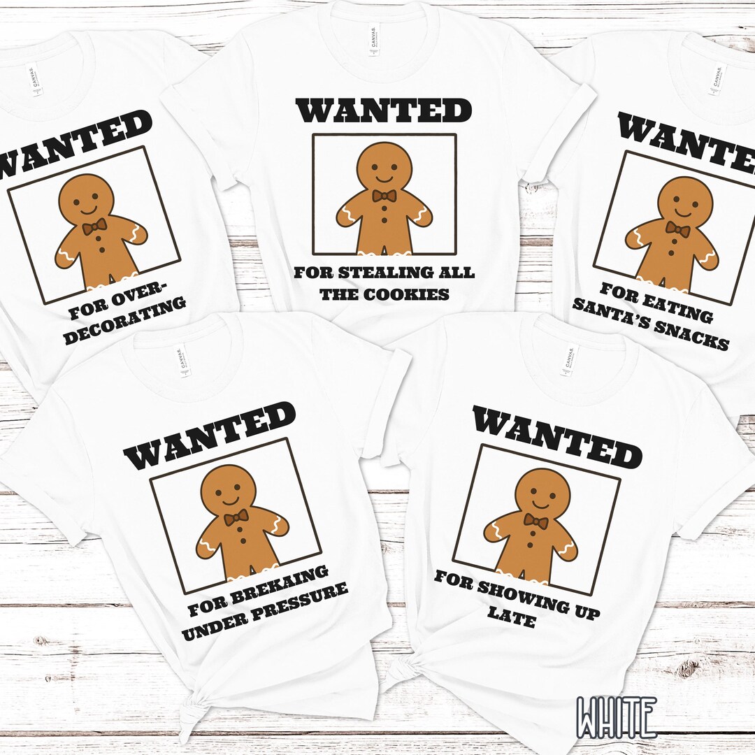Christmas Group Gingerbread Shirts, Funny Gingerbread Matching Family ...