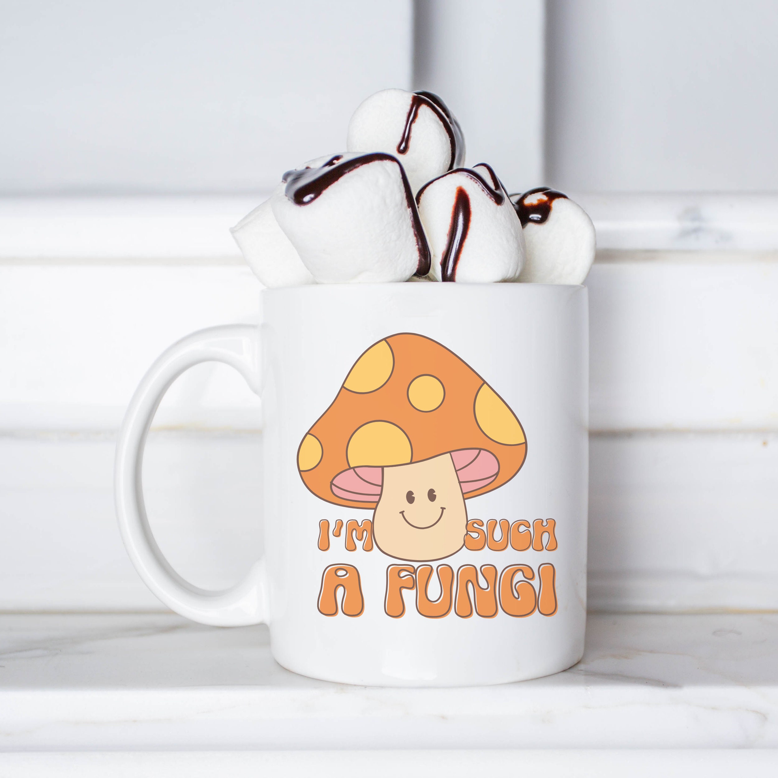 I'm Such a Fungi Mushroom Mug Gift, Funny Cottagecore Ceramic Cup ...