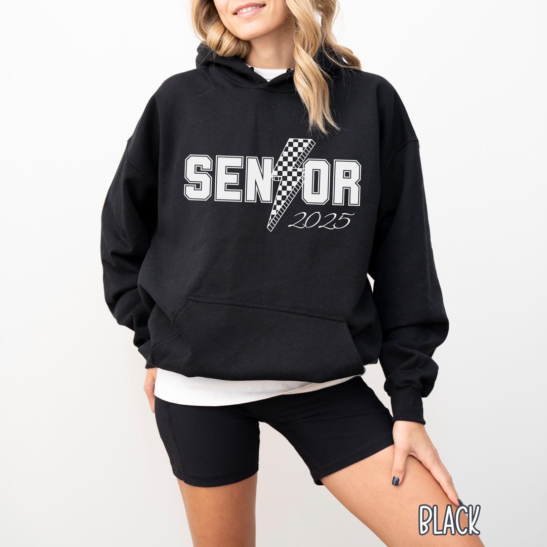 Retro 2025 Senior Hoodie, Class of 2025 Sweatshirt, Graduation ...