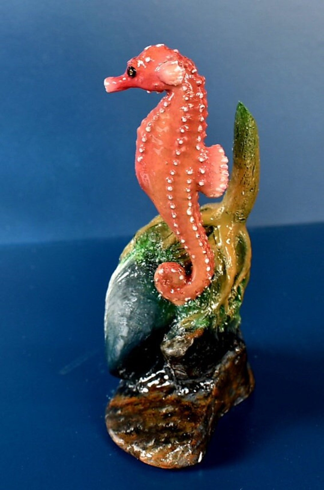 A Beautiful Sea Horse. Sea Creature, Beautiful Gift Idea, Sea Sculpture ...