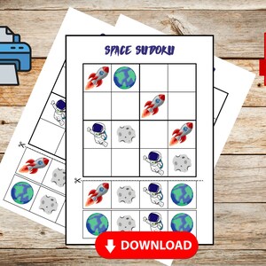 SUDOKU Game for Kids | 4x4 | Preschool Worksheets | Toddlers Games ...