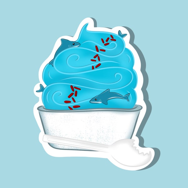 Cute Frozen Yogurt Stickers - Etsy